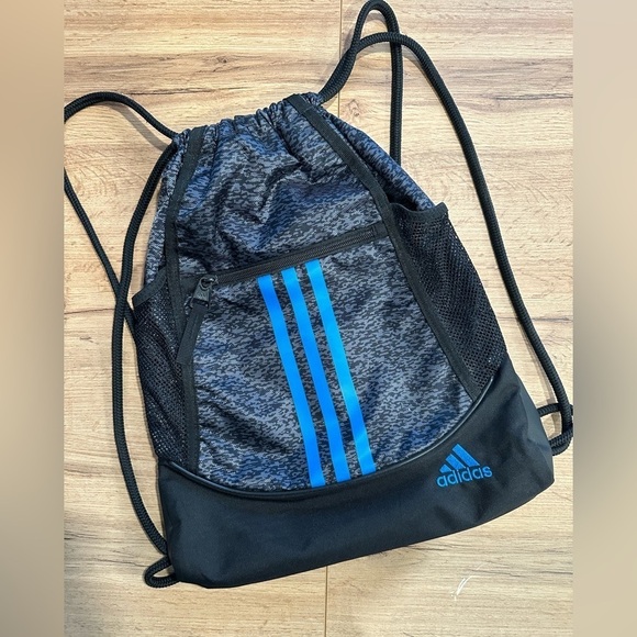 adidas | Bags | Adidas 3 Stripe String Athletic Sport Backpack | Poshmark